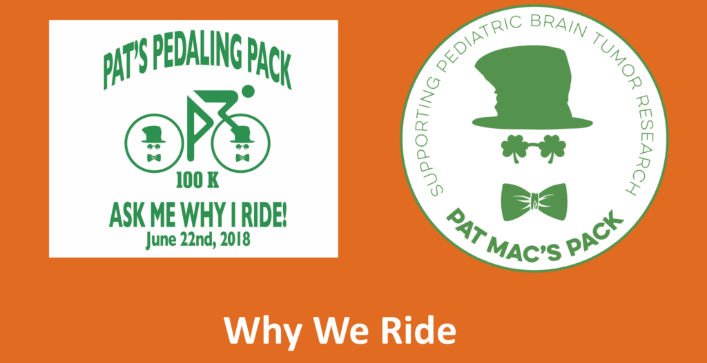 Why We Ride Title Page - Pat Mac's Pack